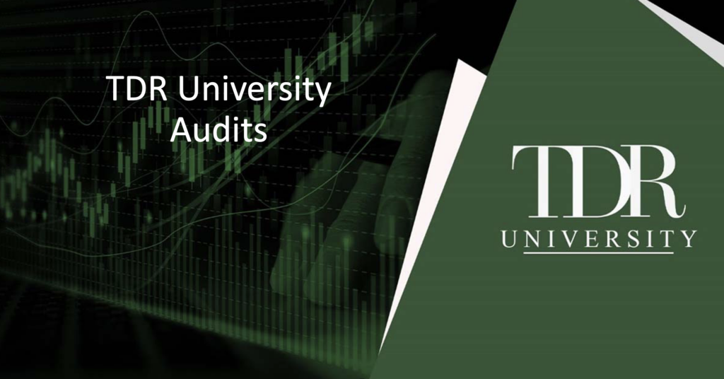 TDR University – Only 25% of earning reports have audits! - The Dales ...